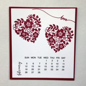 February Mini Calendar